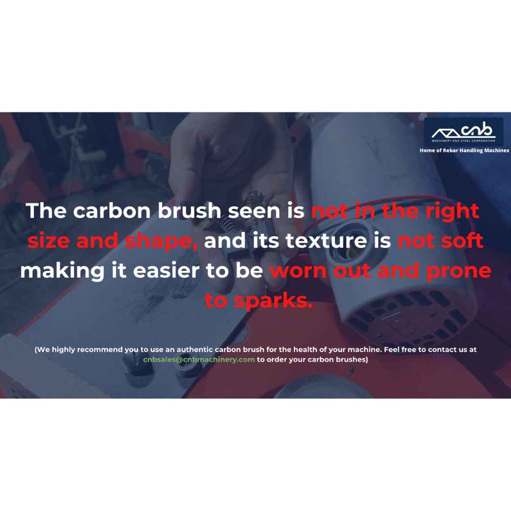 Spare Parts Guide for our Electric Bar Bender and Bar Cutter